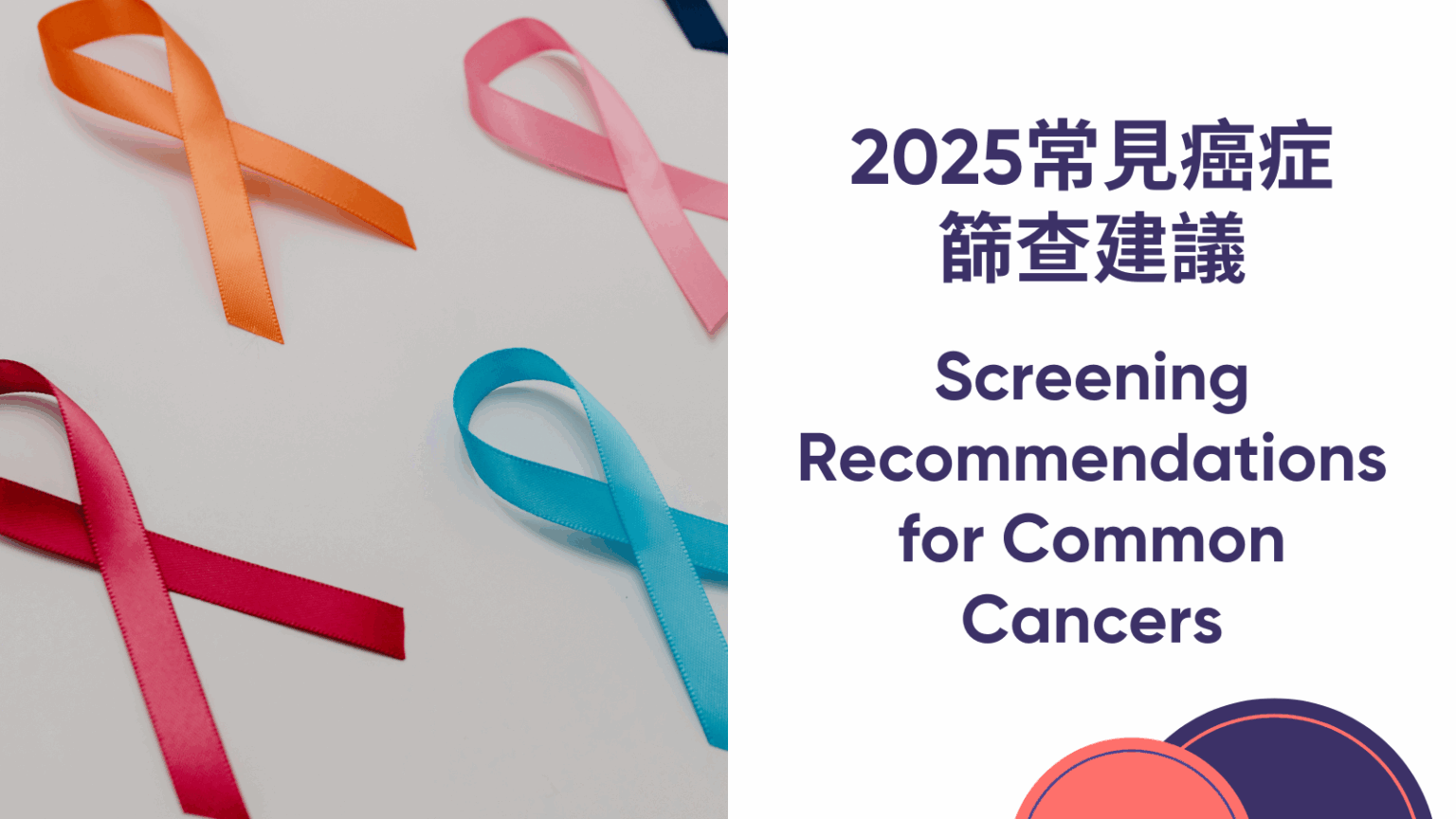 Screening Recommendations For Common Cancers (2025) – Asian Fund for ...